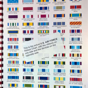 Us Air Force Ribbons Chart